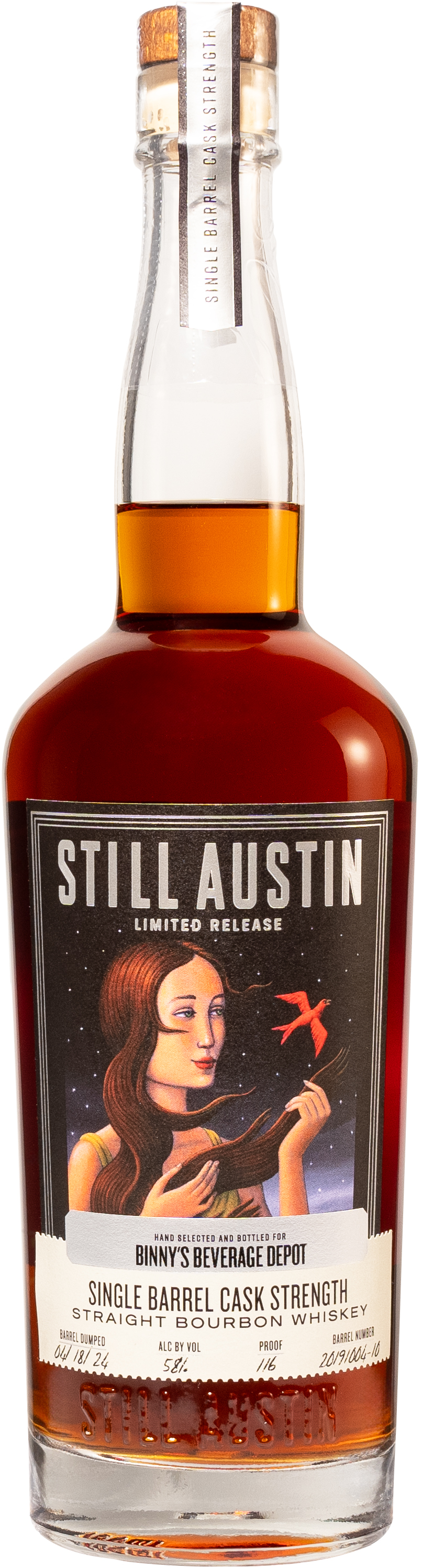 Still Austin Rye Single Barrel # 2020/1215-6 Binny's Handpicked | 750 ...