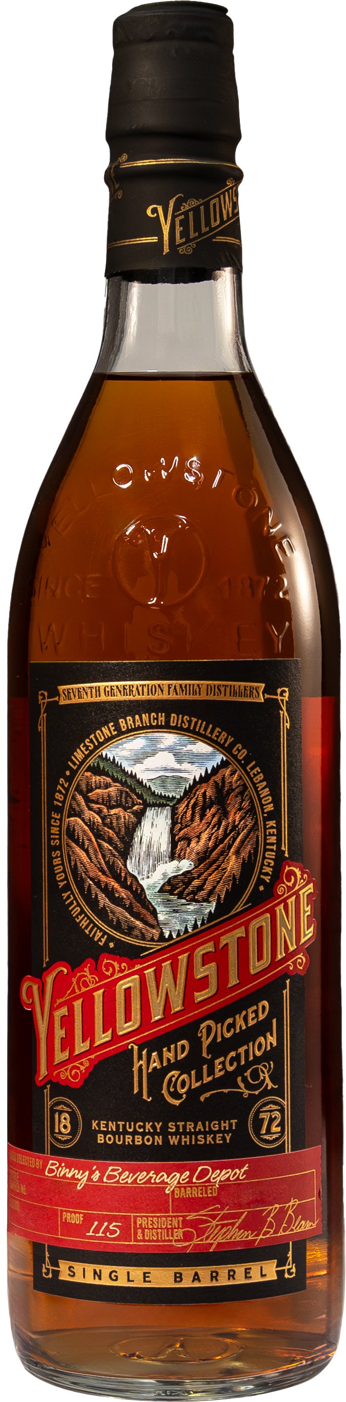 Yellowstone Handpicked Collection 119 Proof Bourbon Single Barrel ...