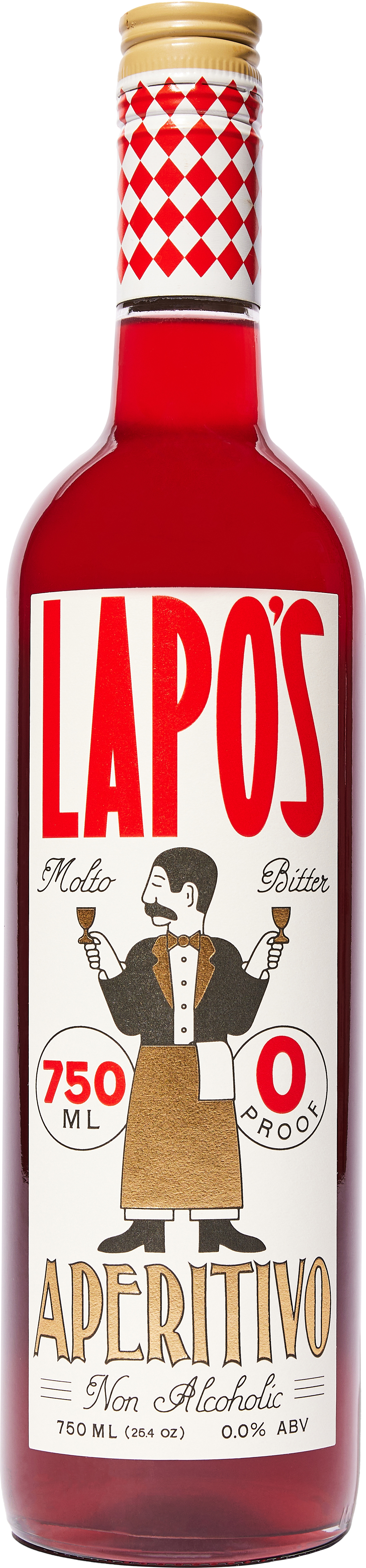Lapo's Non Alcoholic Negroni | 4 pack of 8 oz Can
