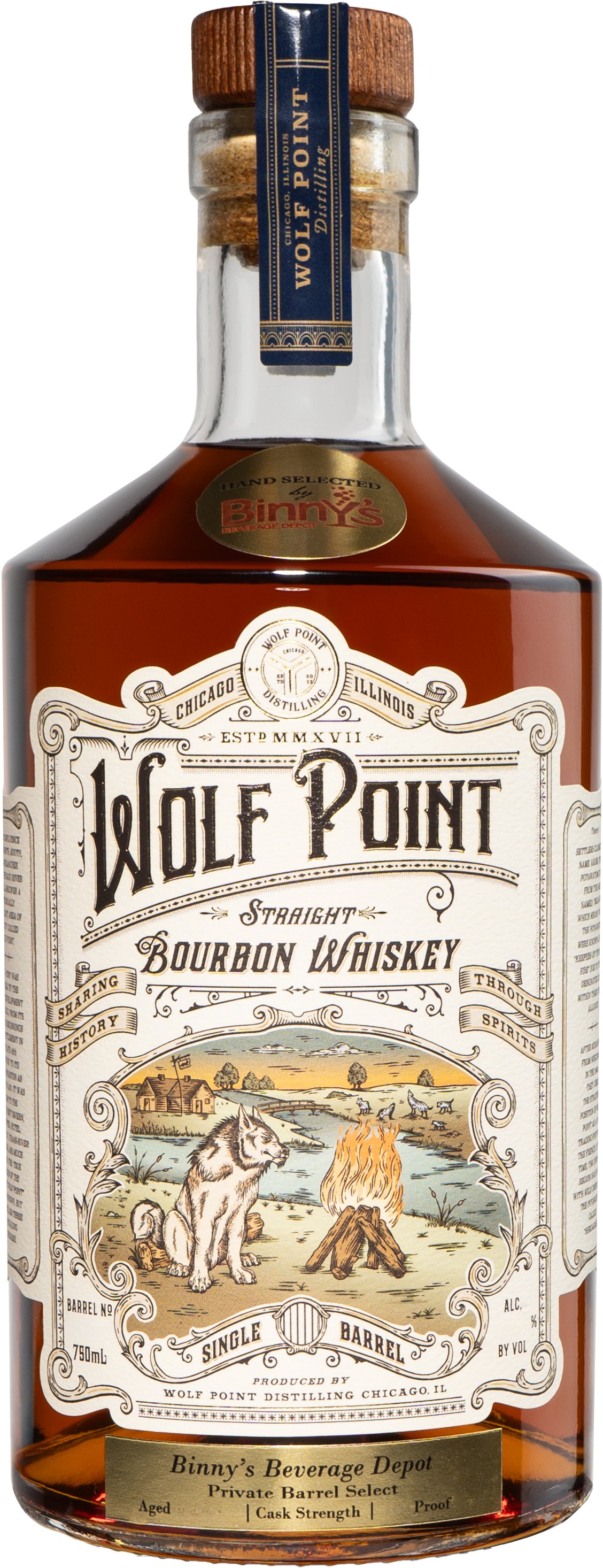 Wolf Point Distilling 7 year old Straight Bourbon Single Barrel # 154 ...