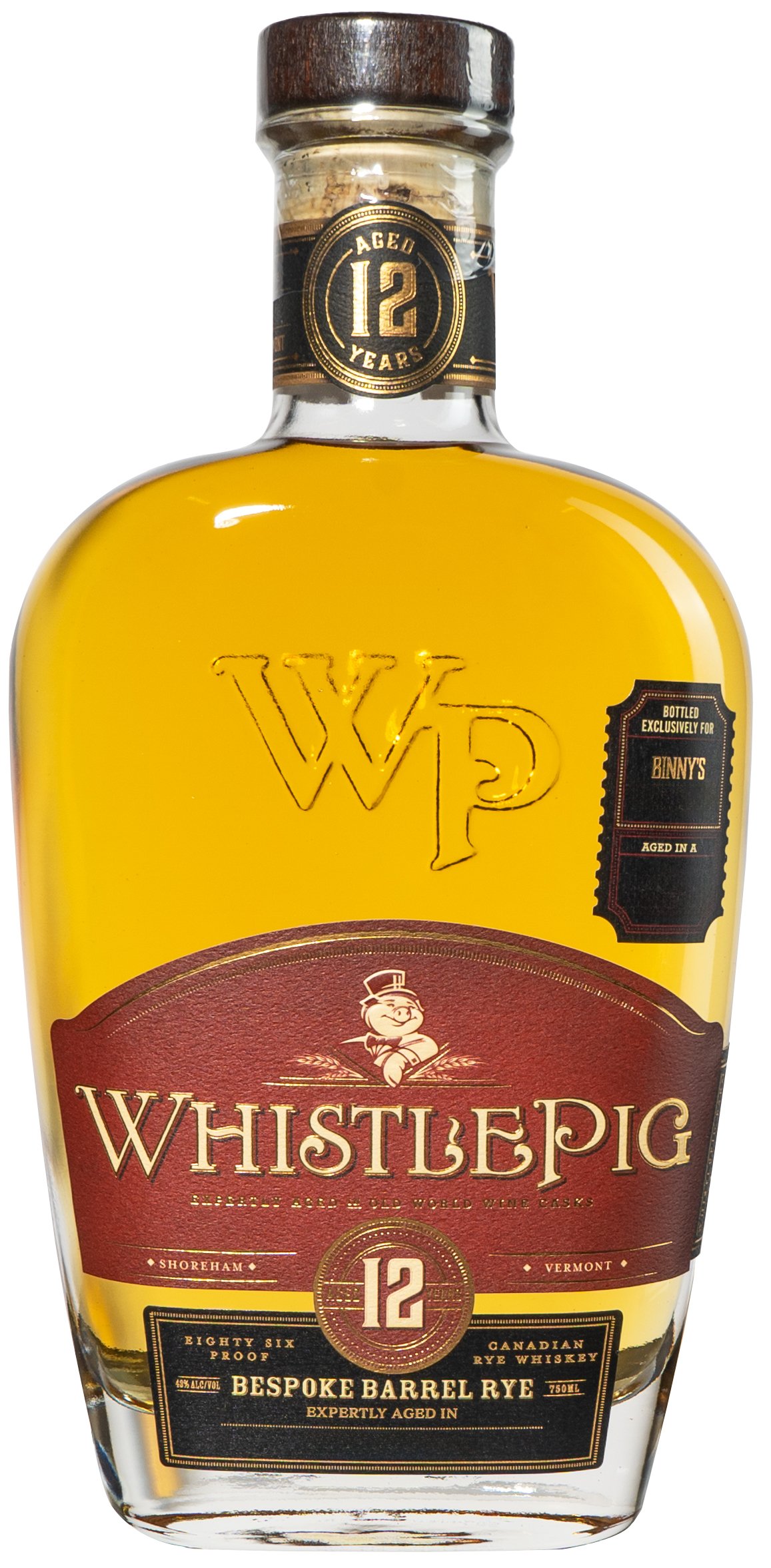 WhistlePig 18 year old Straight Rye Single Barrel Empress of Blandings ...