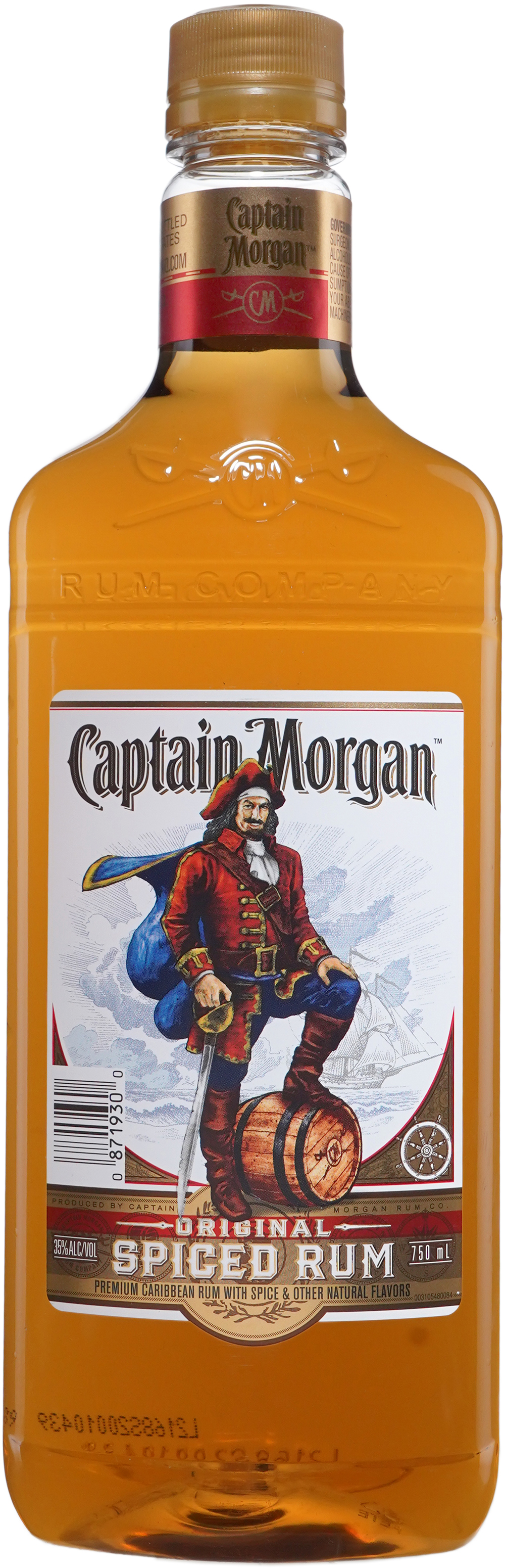 Captain Morgan White Rum PET | 1.75 L Plastic