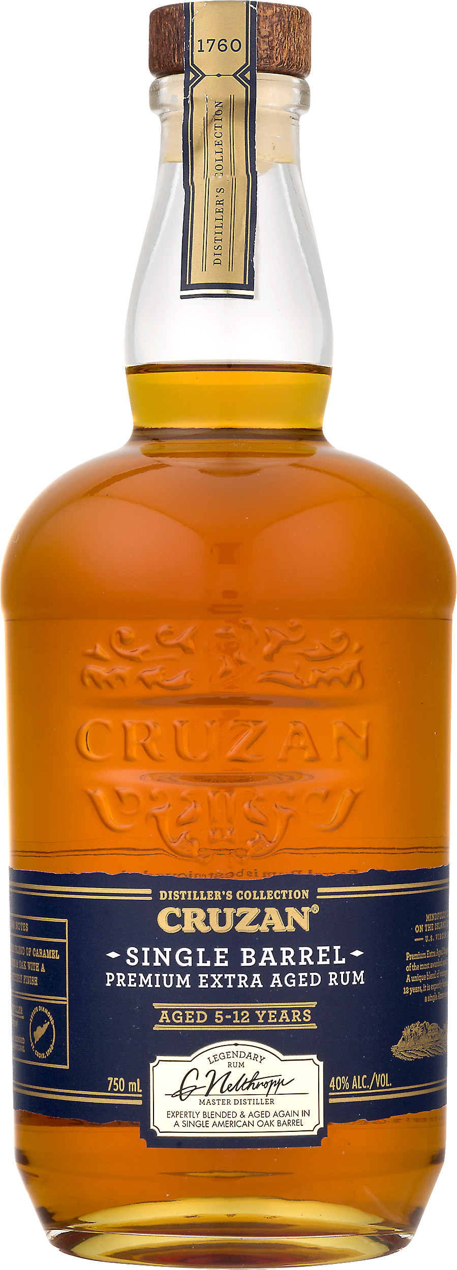 Cruzan Single Barrel Rum | 750 ml Bottle