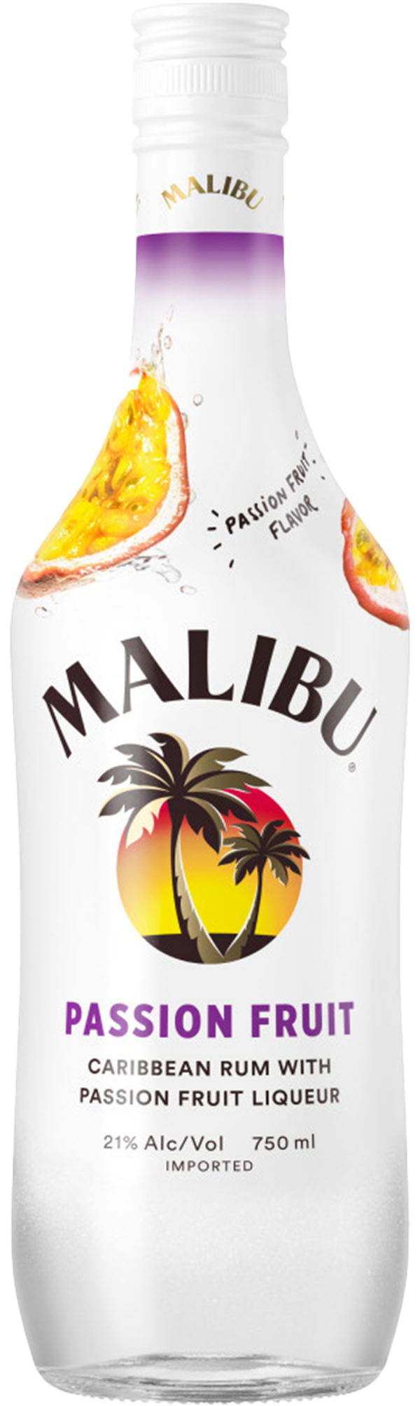 Malibu Passion Fruit Rum 750 Ml Bottle