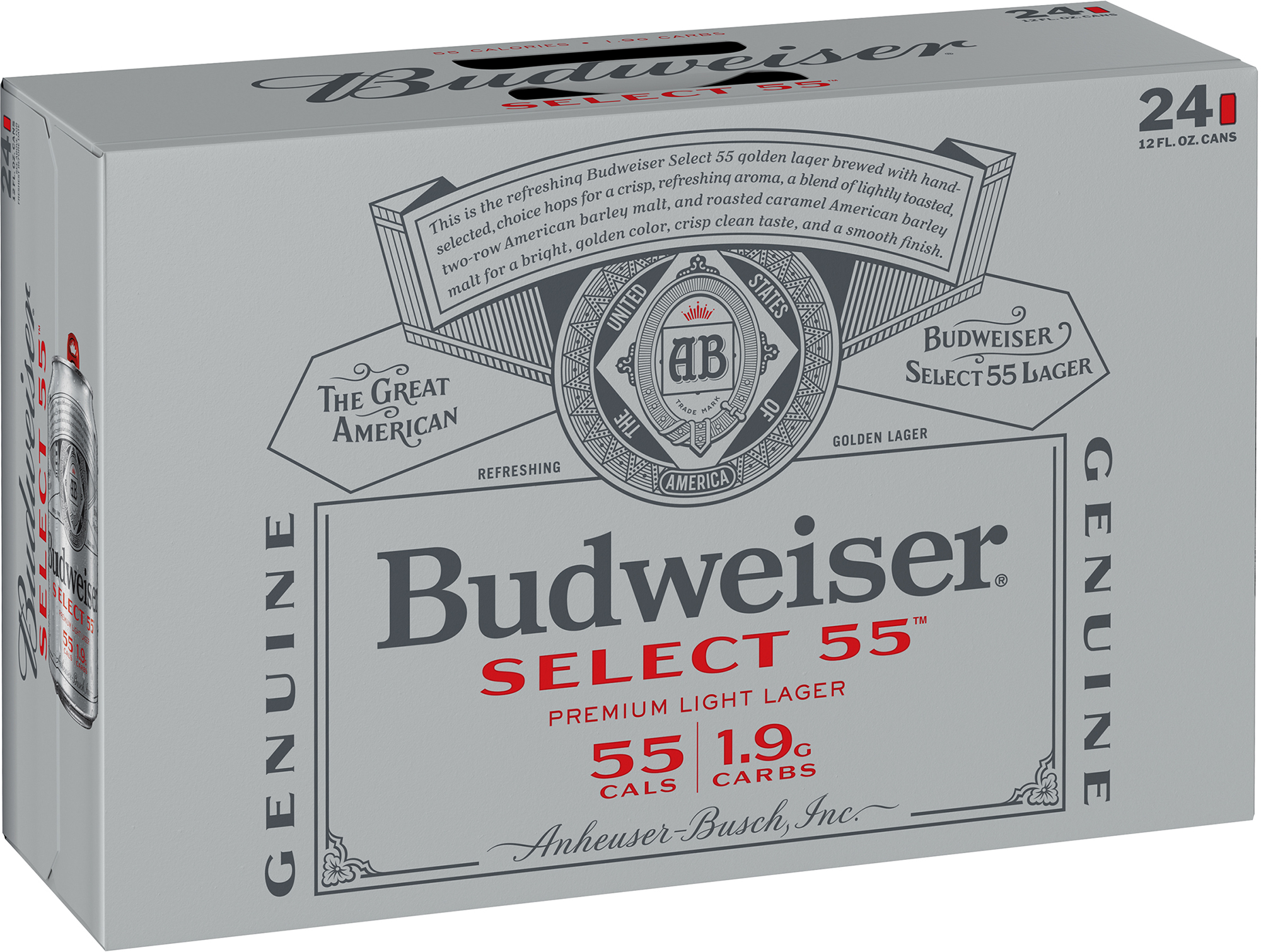 Budweiser Select 55 | 12 pack of 12 oz Bottle
