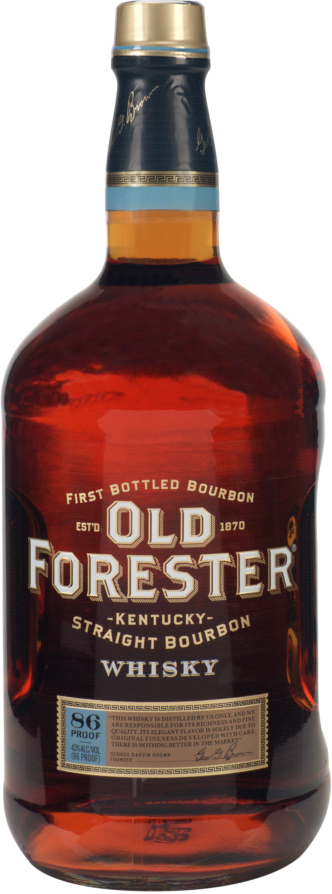 Old Forester 100 Proof Kentucky Straight Bourbon | 1.75 L Bottle