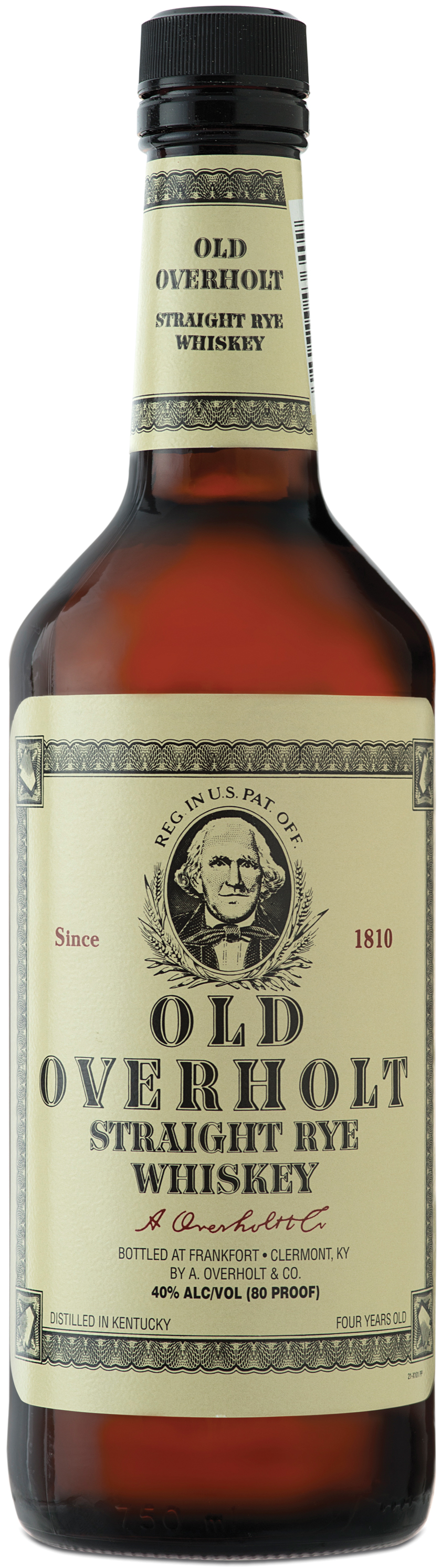 Old Overholt Straight Rye Whiskey | 750 ml Bottle