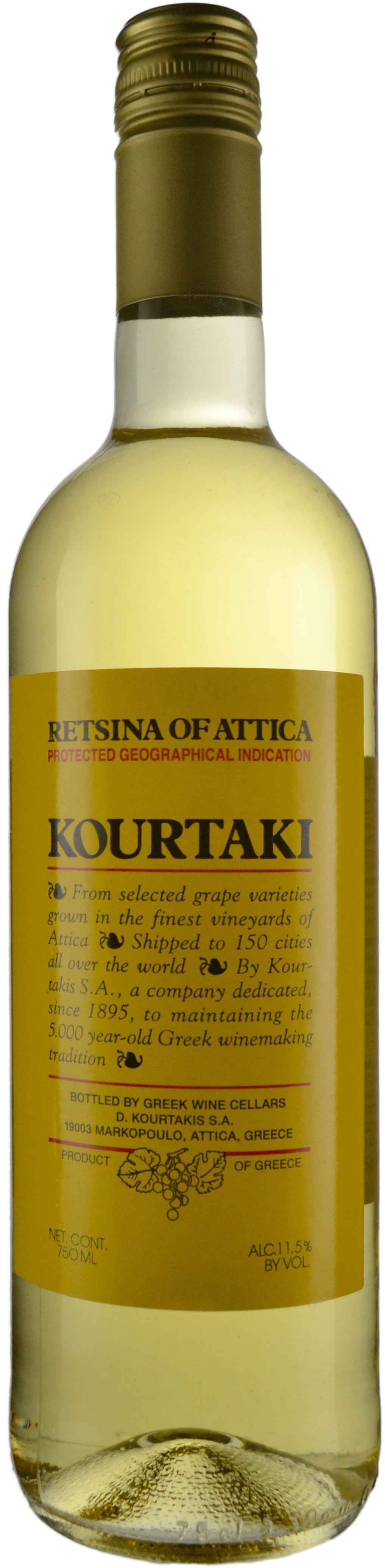 Kourtaki Retsina | 750 ml Bottle