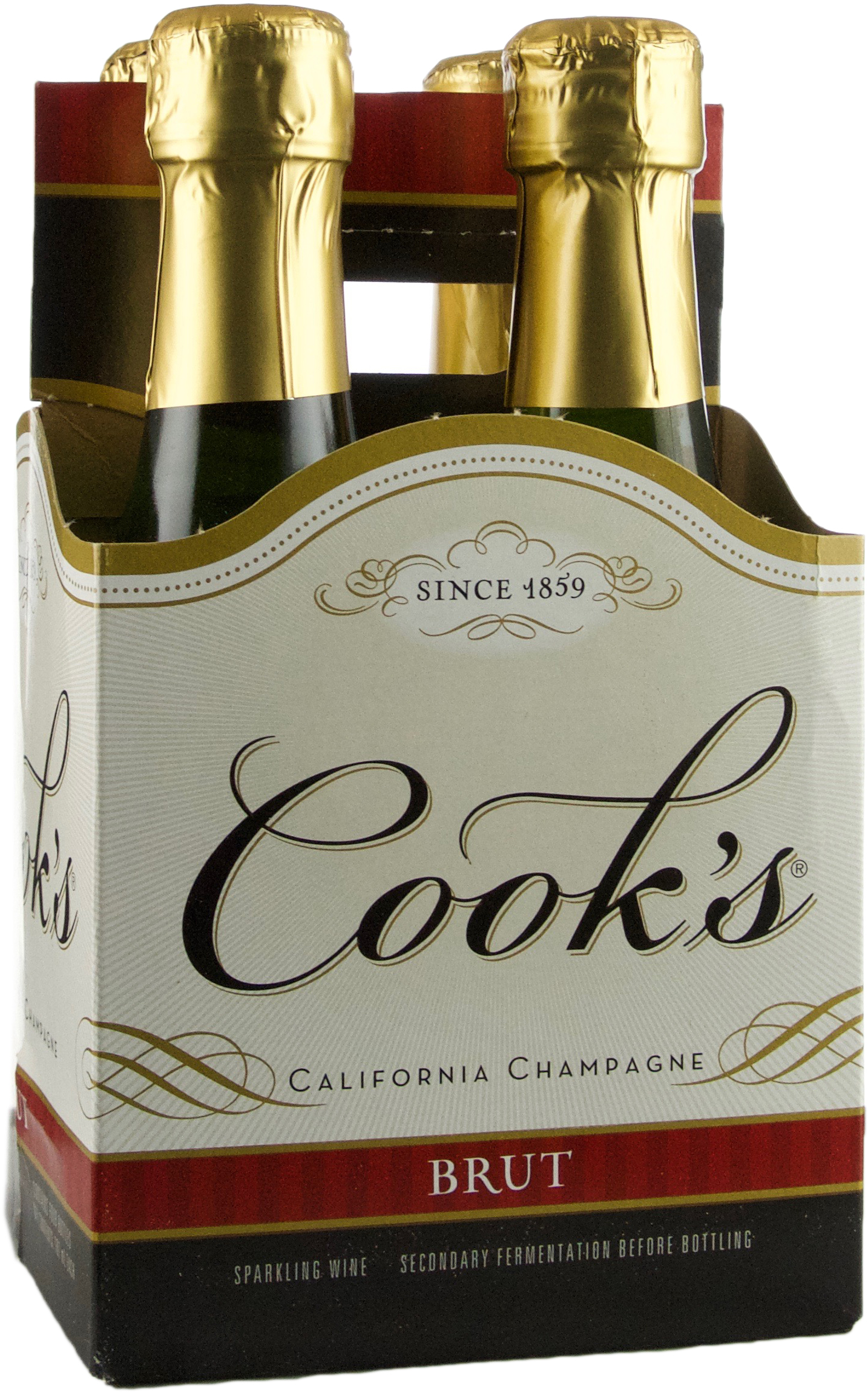 Cook's Brut 4 Pack | 4 pack of 187 ml Bottle