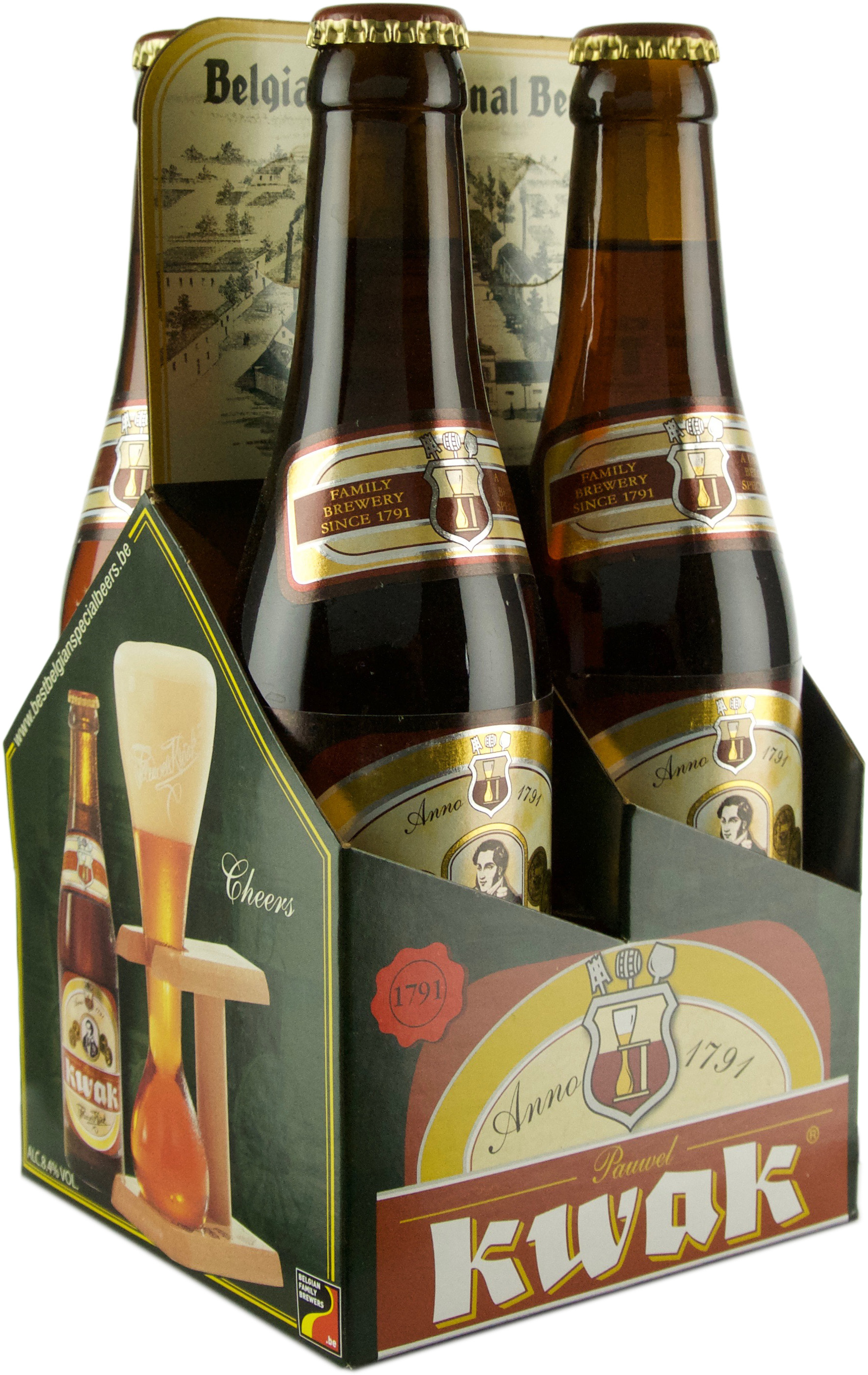 Pauwel Kwak Gift Set | 4 pack of 11.2 oz Bottle