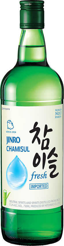 Jinro Chamisul Soju Fresh 169 750 Ml Bottle
