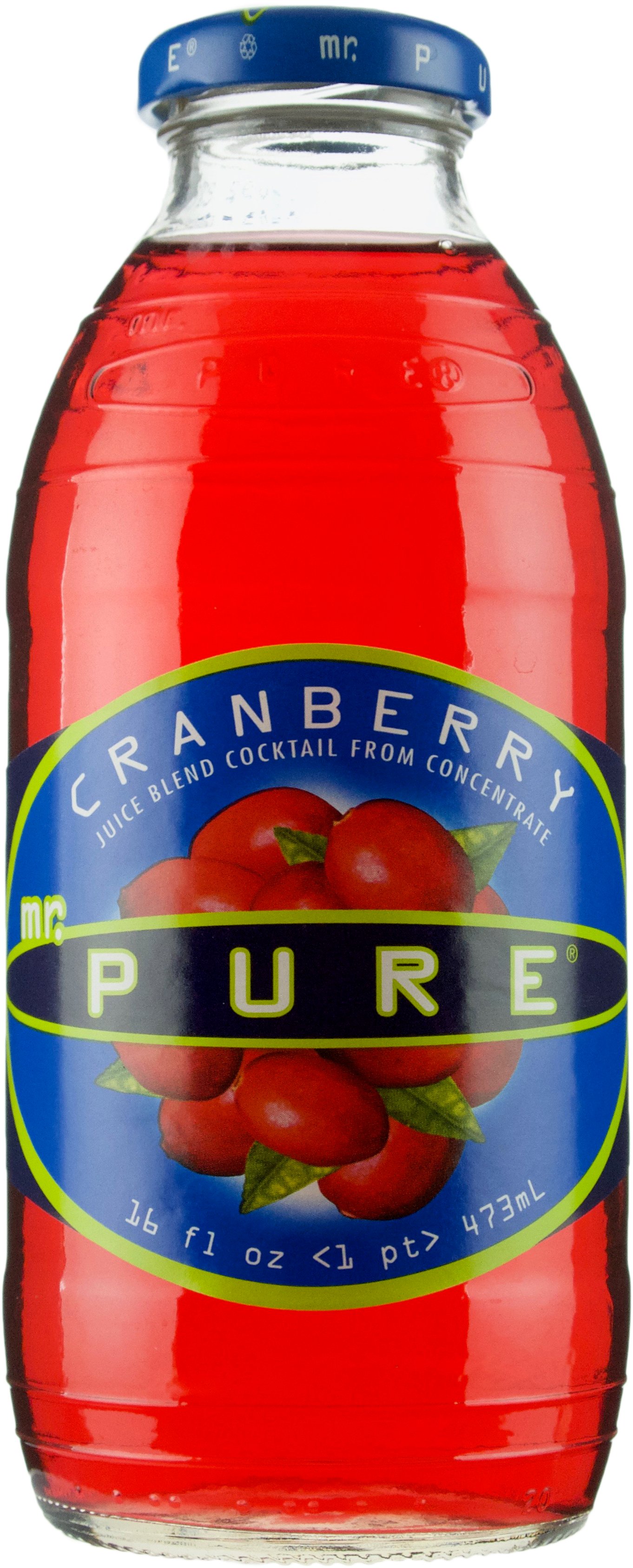 Mr Pure Cranberry Juice | 16 oz Bottle