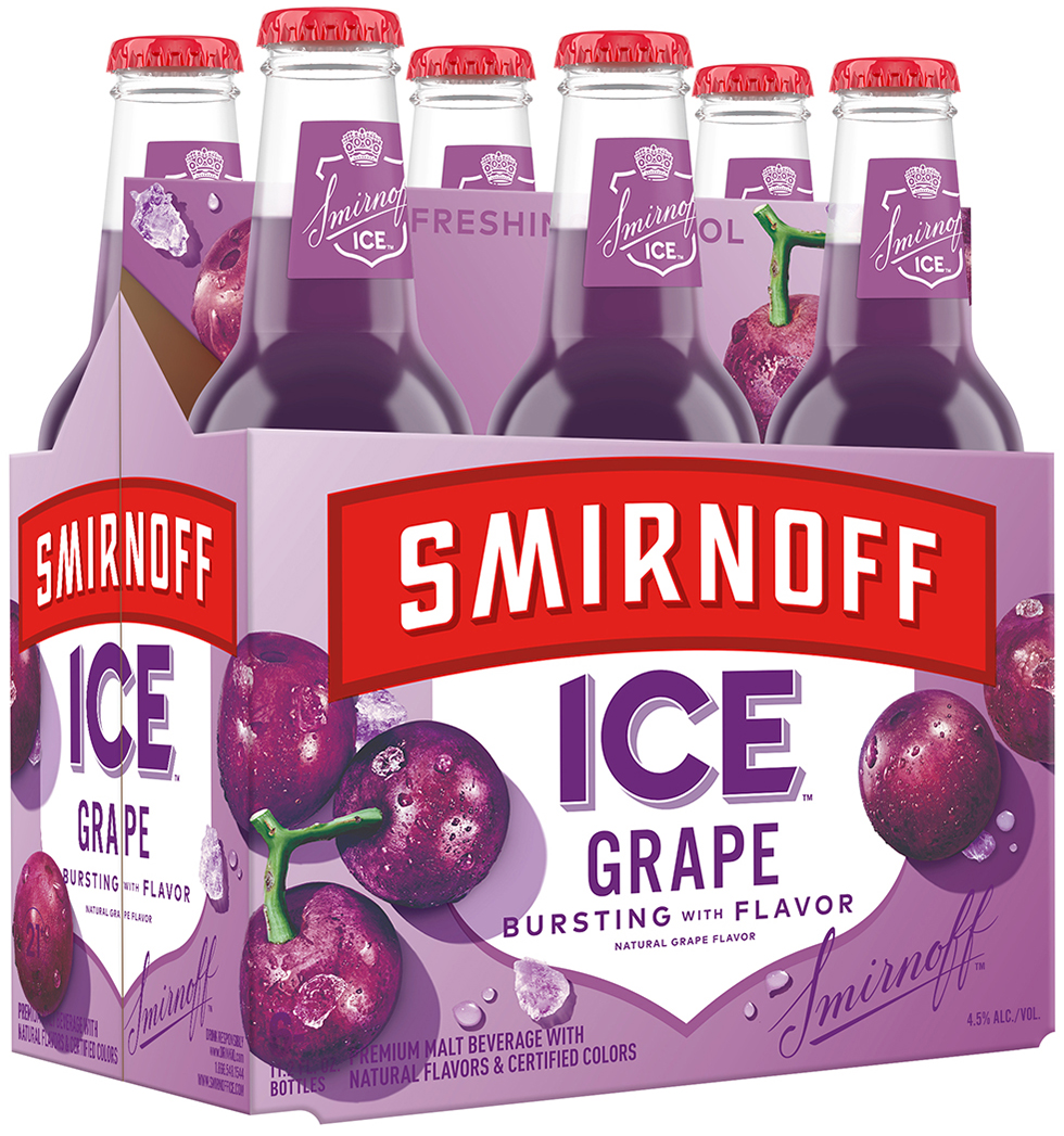 Smirnoff Ice Grape | 6 pack of 11.2 oz Bottle