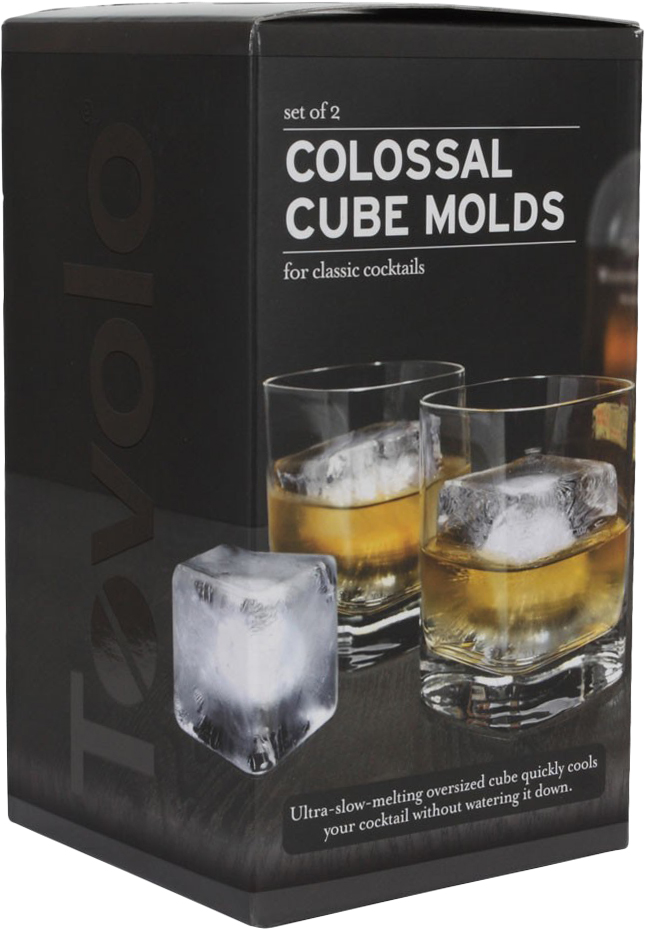 Tovolo Colossal Cube Ice Molds 2 Pack Boxed | UNIT