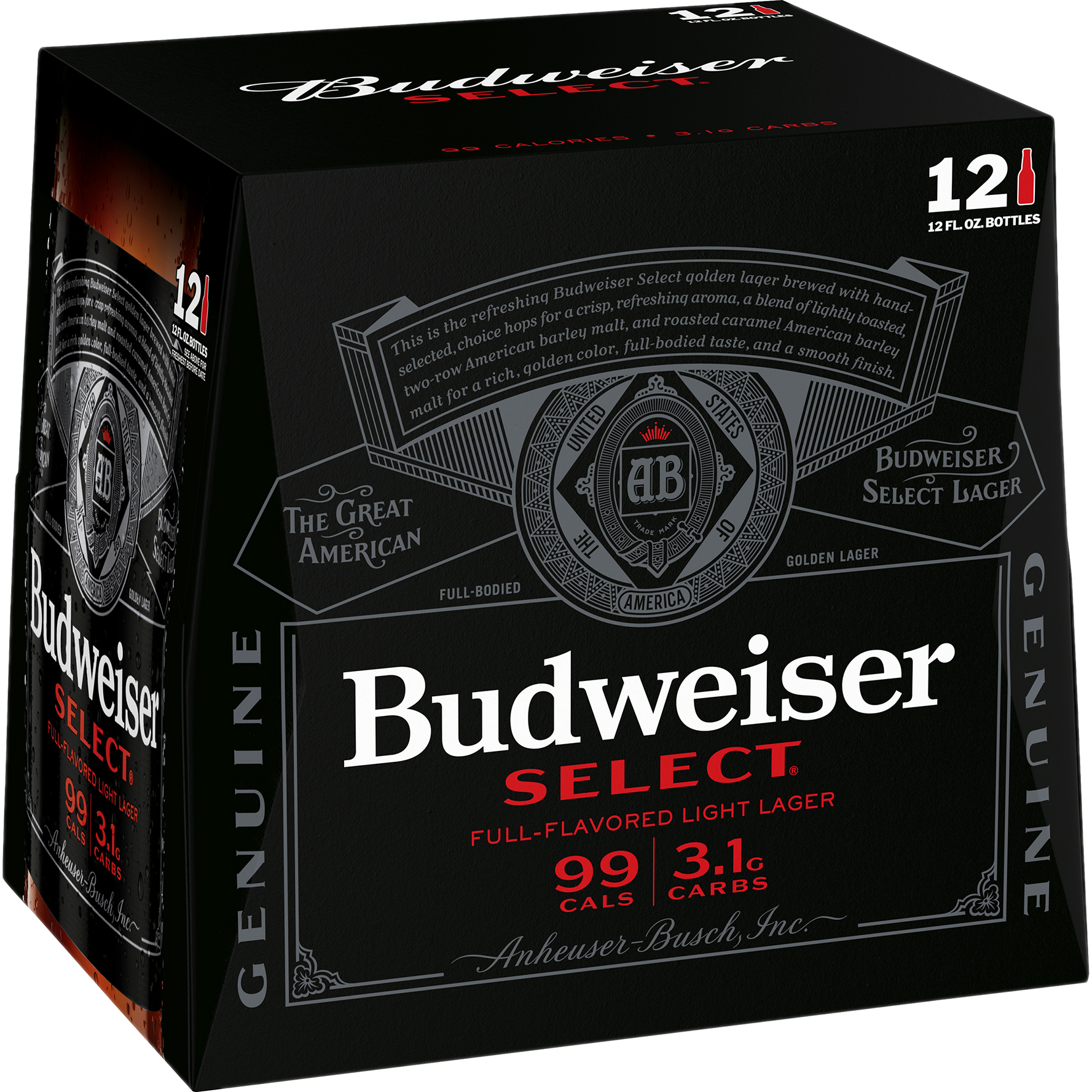 Budweiser Select 55 | 12 pack of 12 oz Bottle