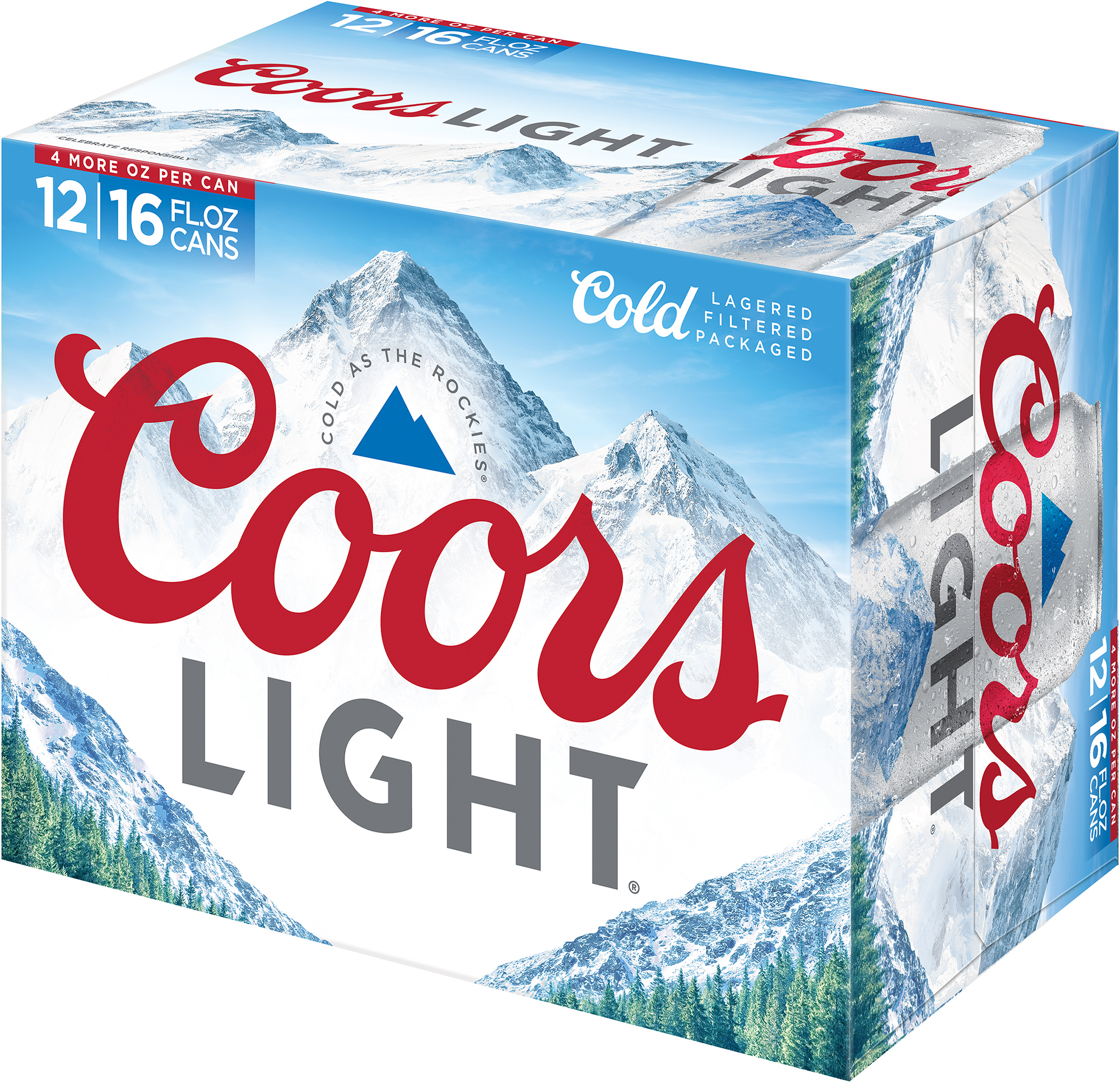 Coors Light Aluminum Bottles | 15 pack of 16 oz Bottle