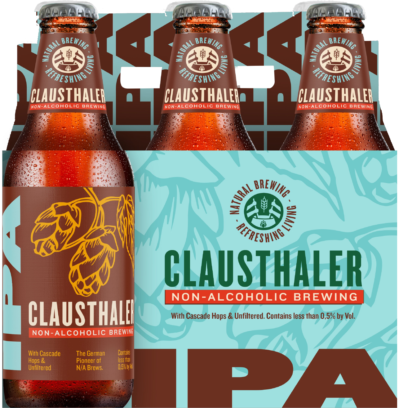 Clausthaler Non-Alcoholic Lager | 6 pack of 11.2 oz Bottle