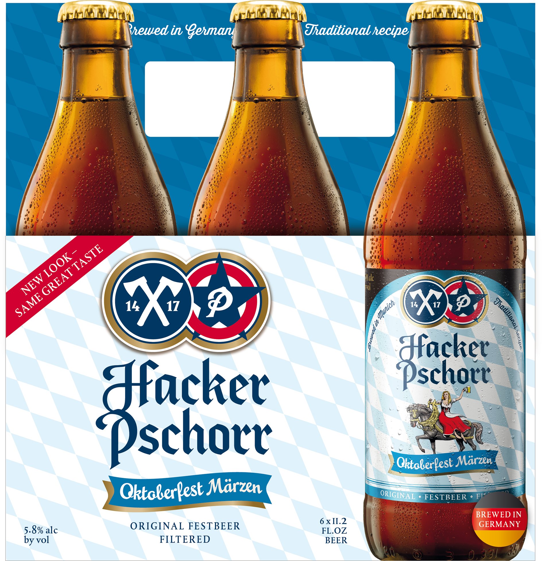 Hacker Pschorr Oktoberfest 12 Pack Of 11 2 Oz Bottle