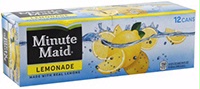 Minute Maid Lemonade | 12 pack of 12 oz Plastic