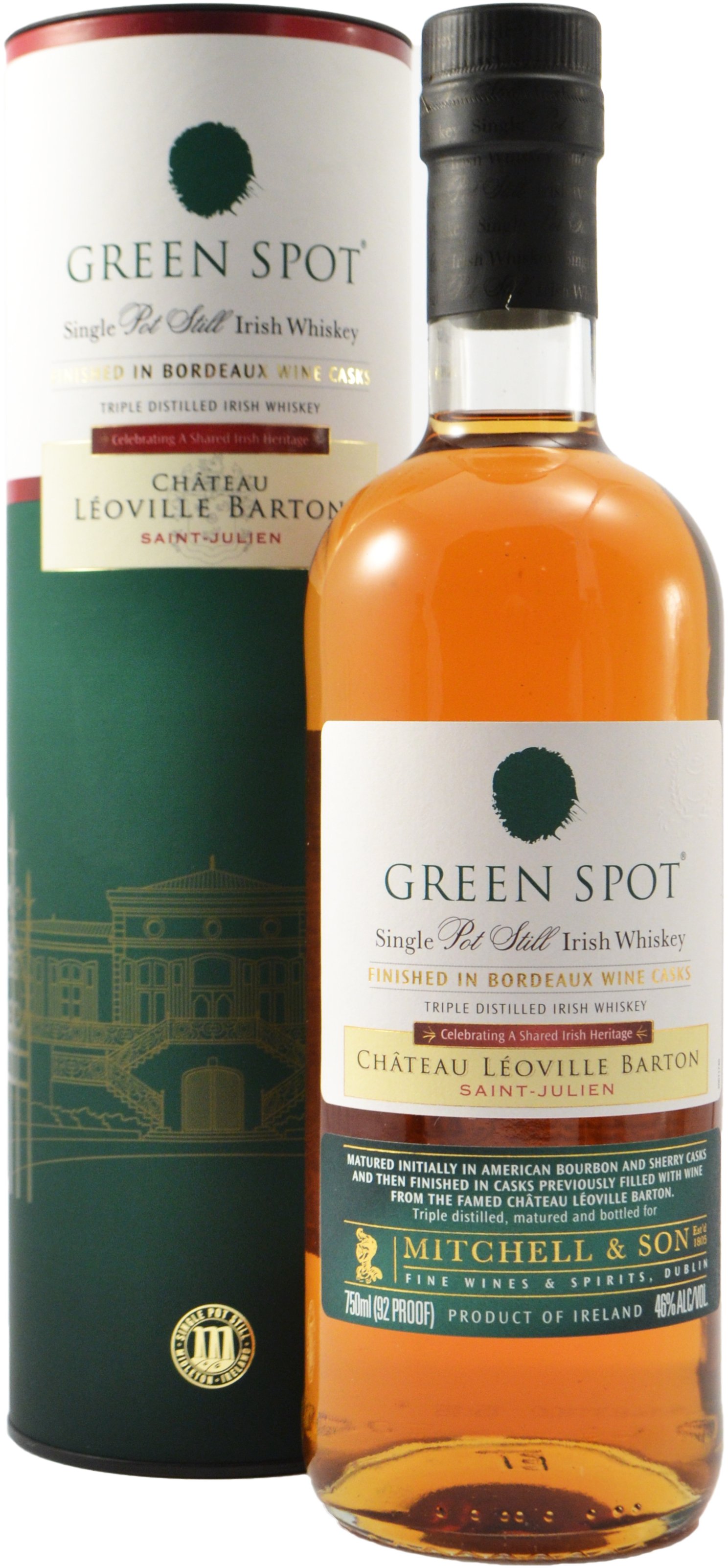 Green Spot Single Pot Still Irish Whiskey | 750 ml Bottle