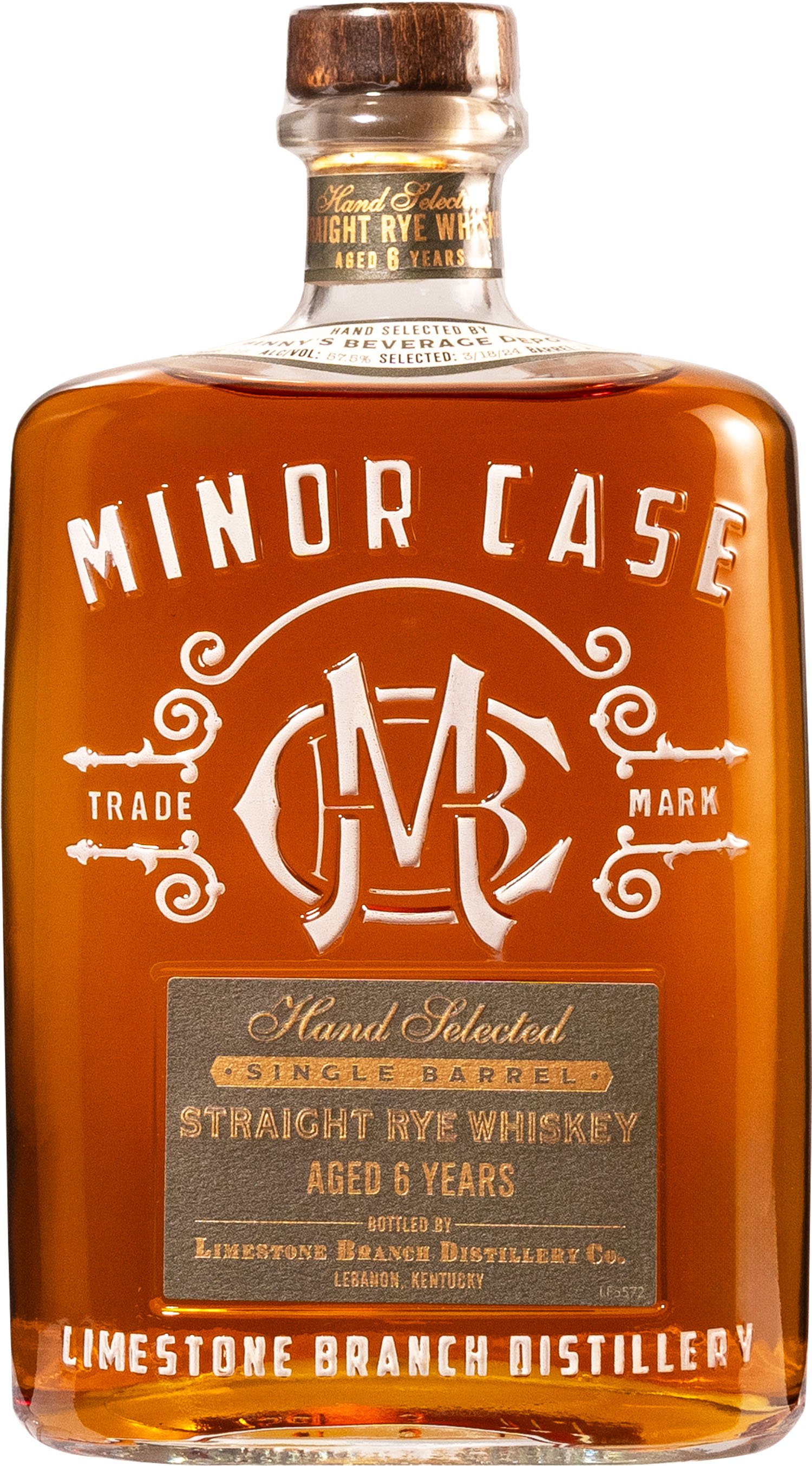 Minor Case Straight Rye Whiskey Sherry Cask Finished by Limestone ...