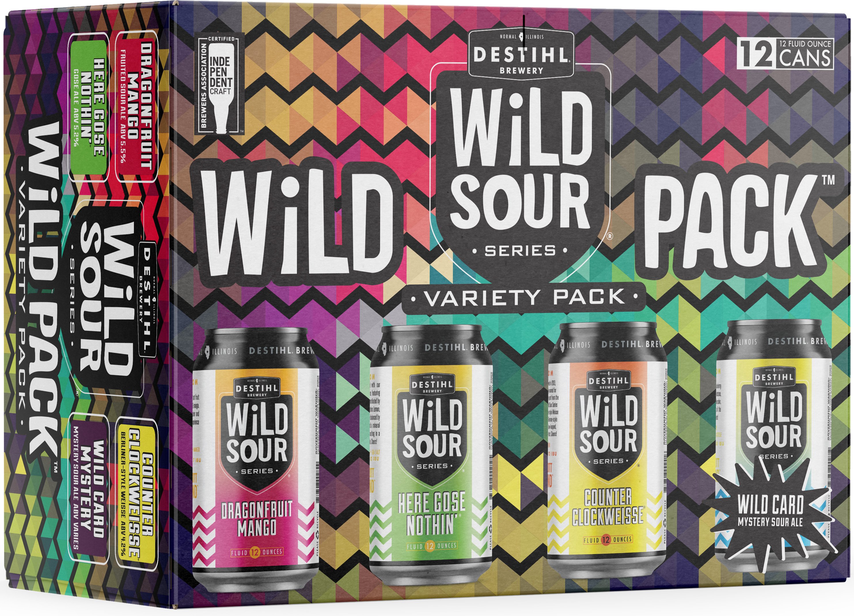 Destihl Wild Variety Pack | 12 pack of 12 oz Can