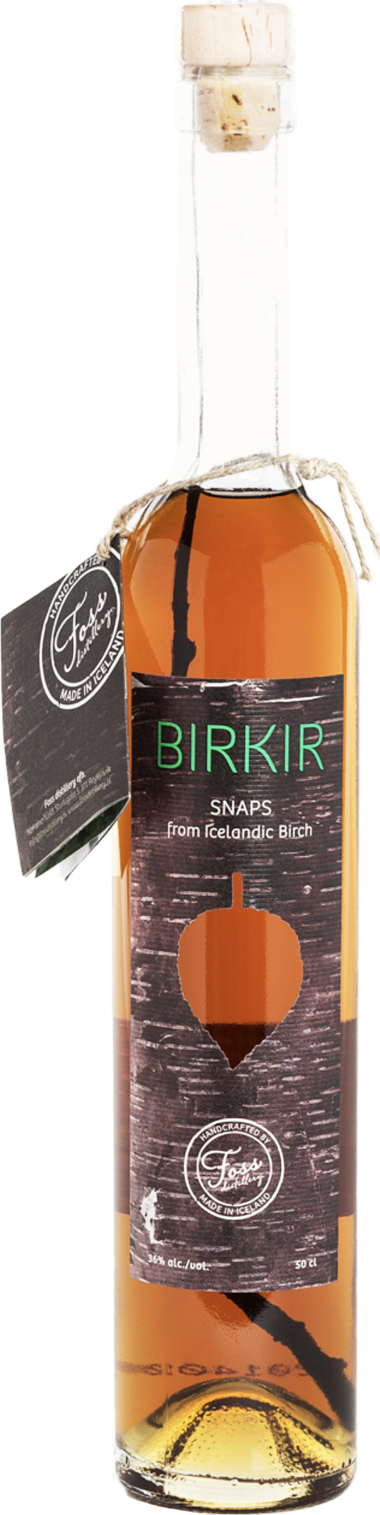 Foss Distillery Birkir Snaps from Icelandic Birch | 375 ml Bottle