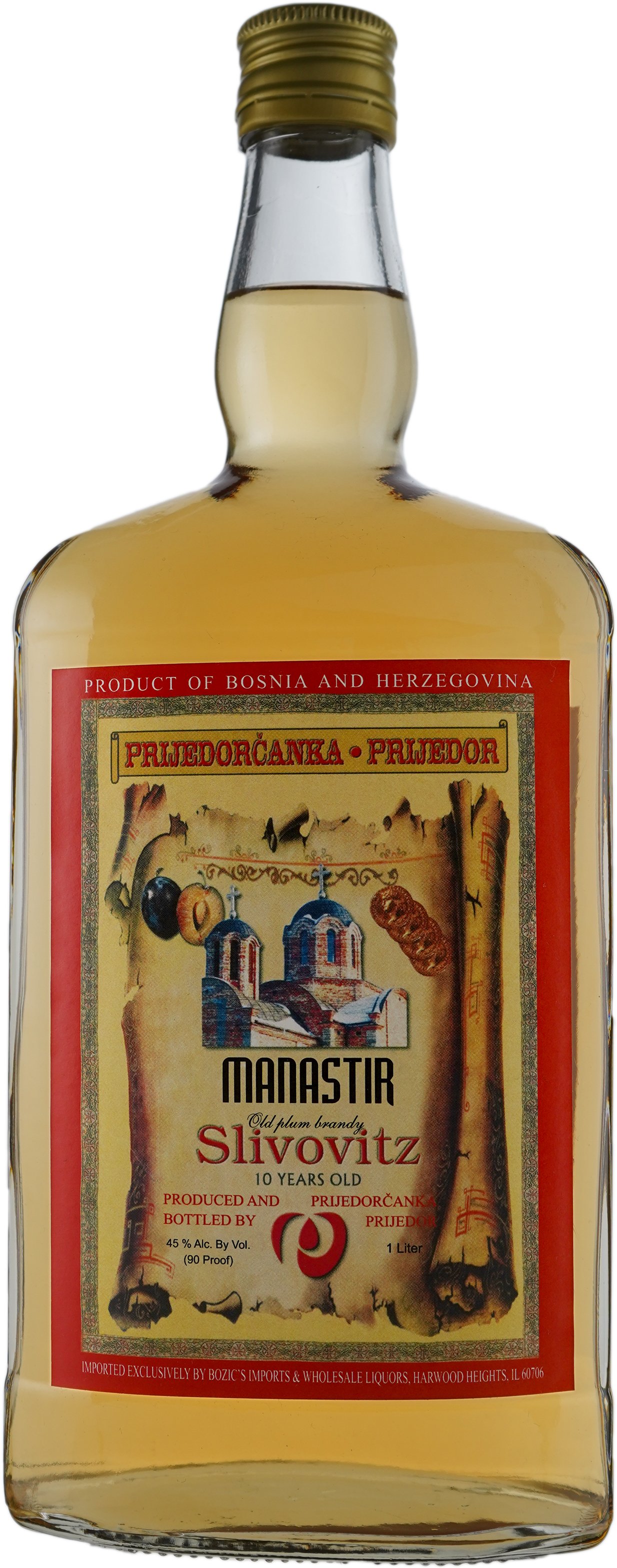 Manastir Gold Slivovitz 10 year | 1 L Bottle