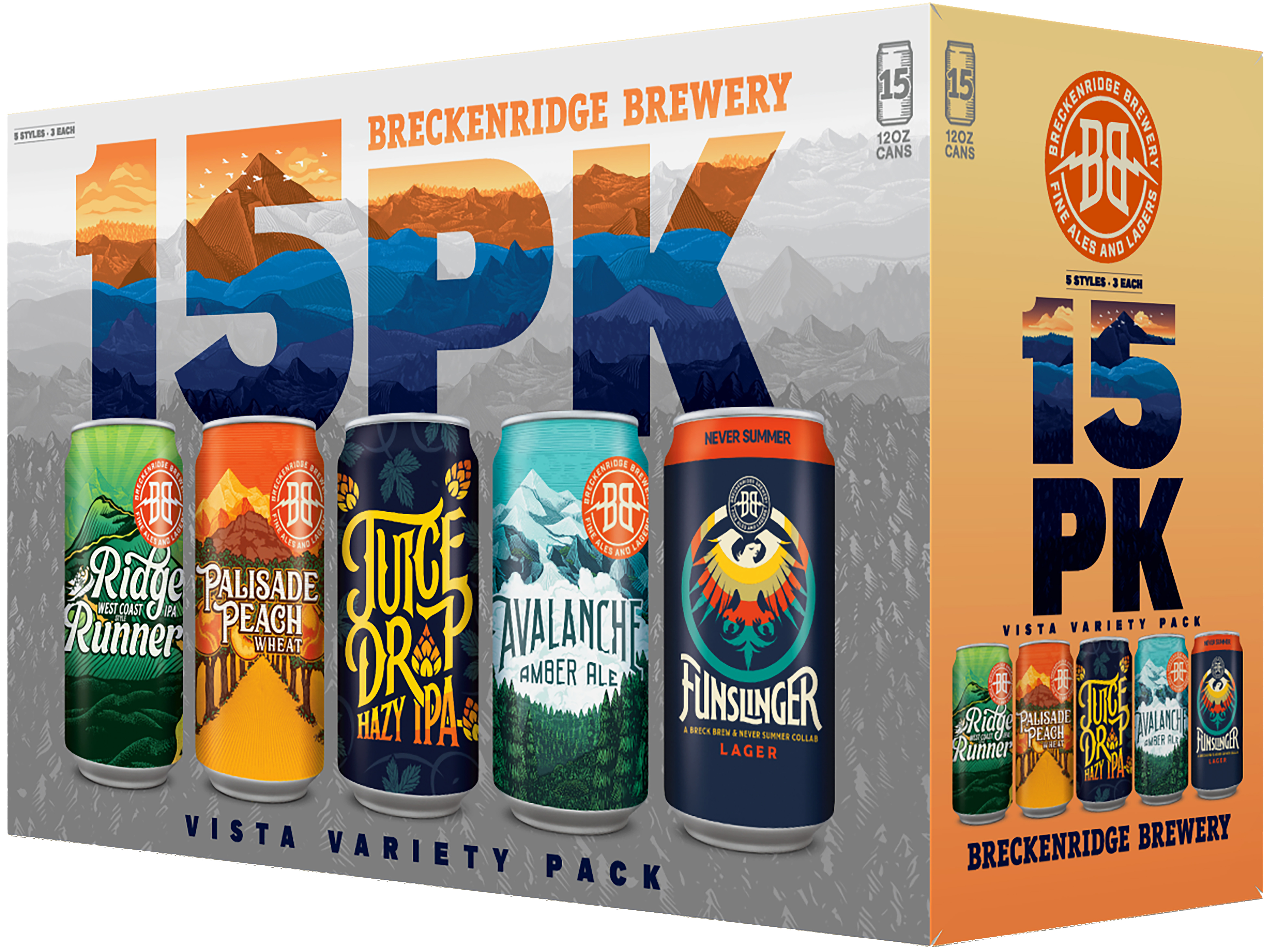 Breckenridge Sampler | 15 pack of 12 oz Can