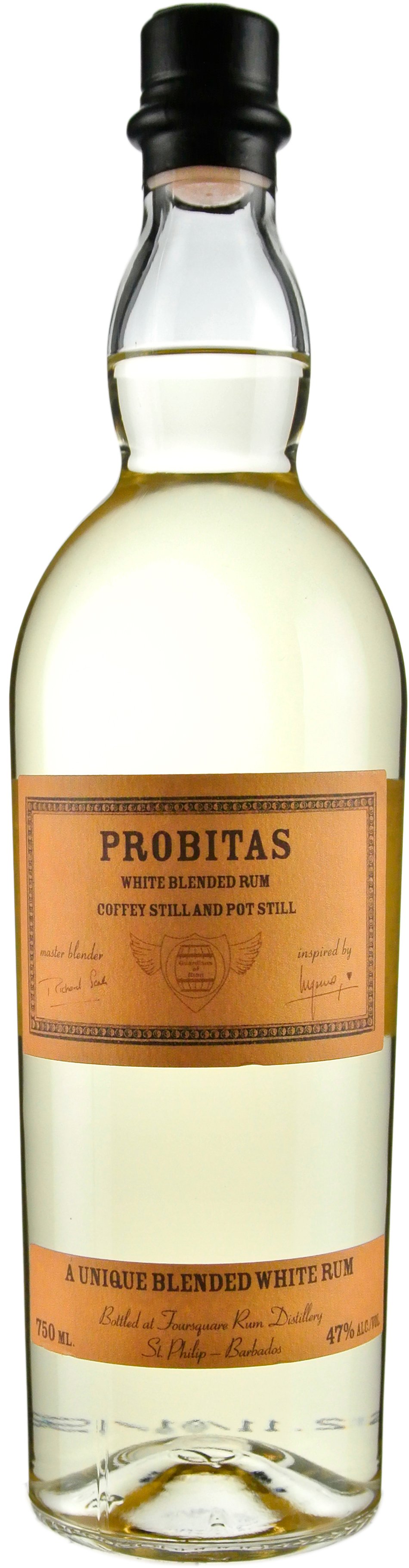 Foursquare Rum Distillery Probitas White Blended Rum From Foursquare ...
