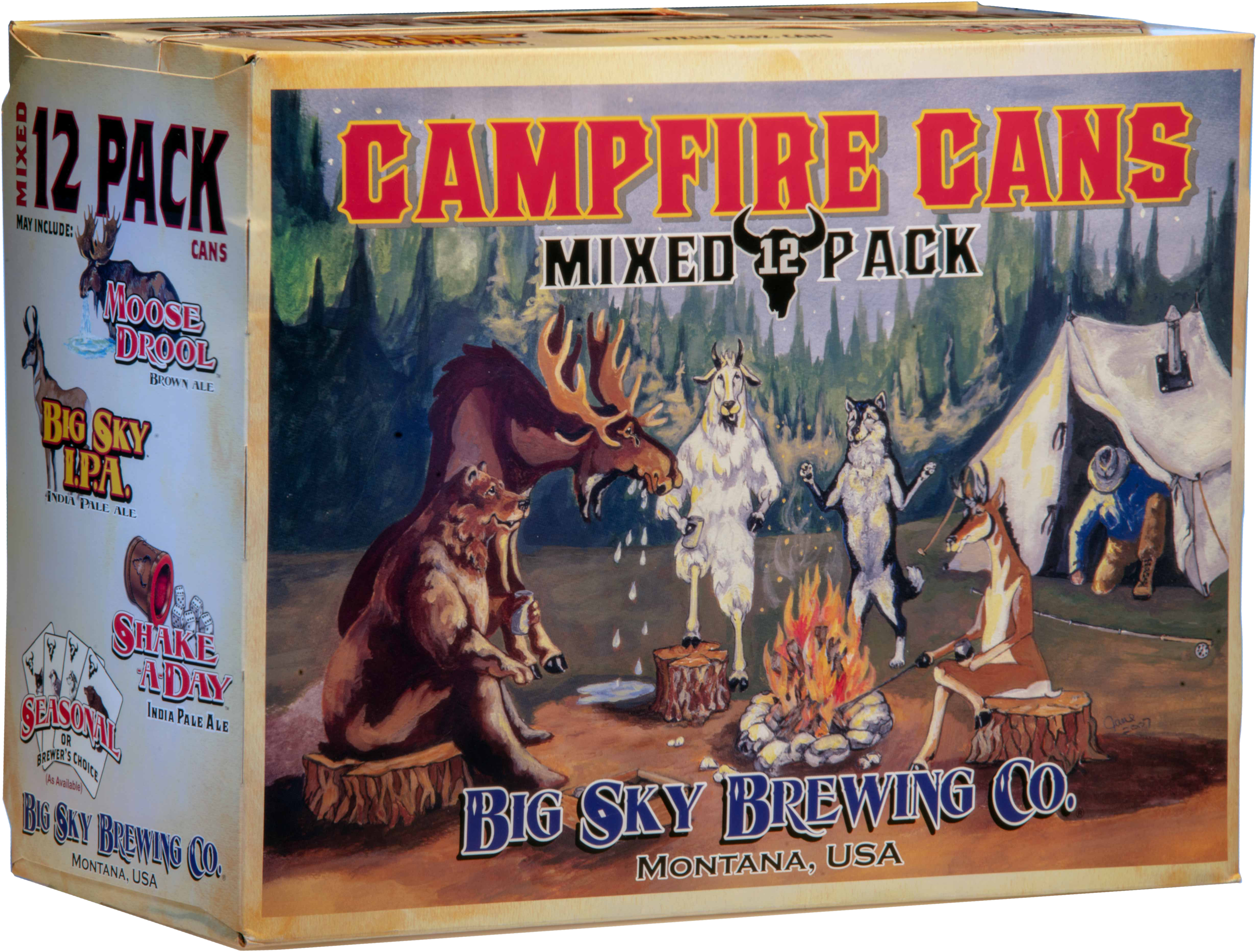 Big Sky Campfire Mix Pack | 12 pack of 12 oz Can